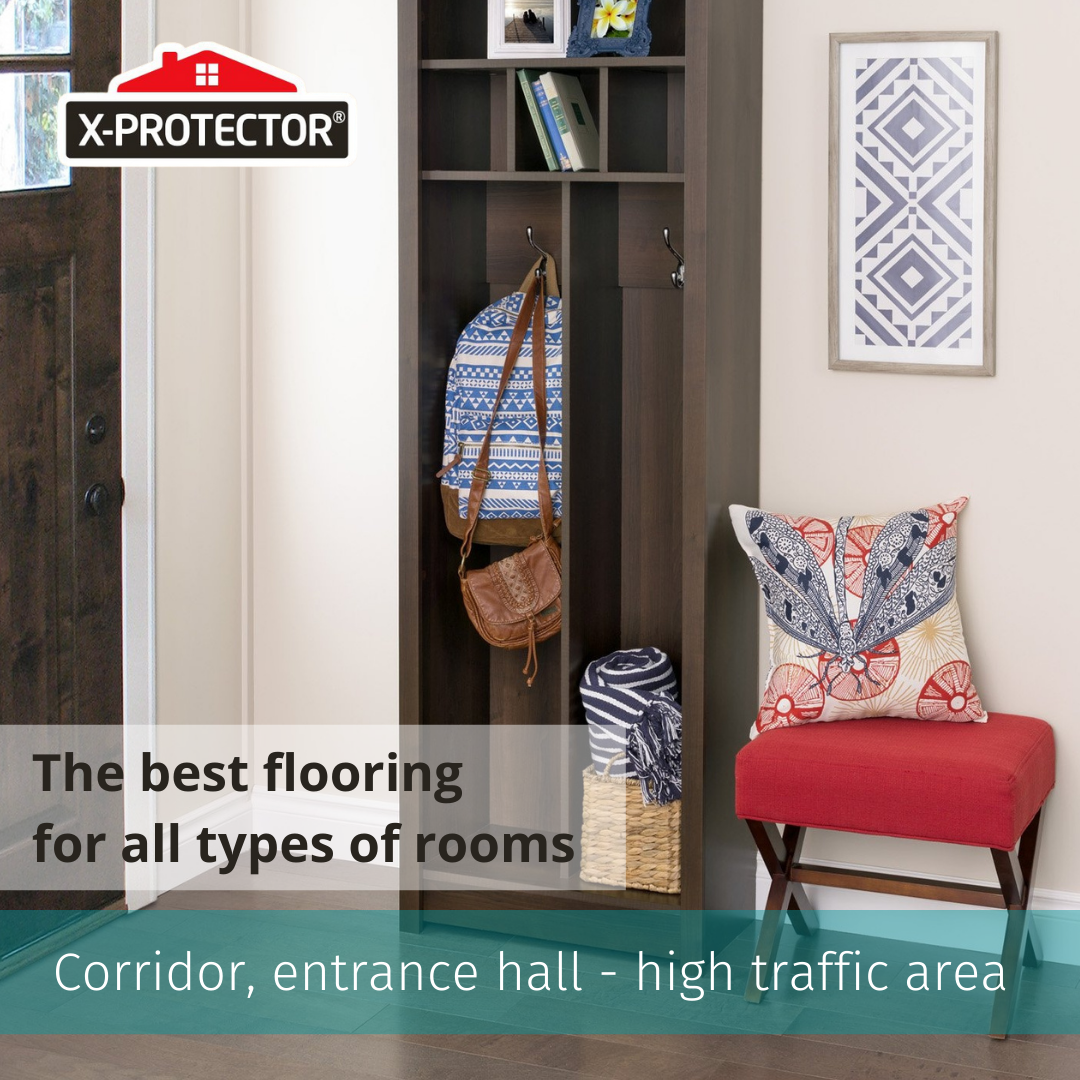 Corridor, Entrance Hall - high traffic area — X-Protector