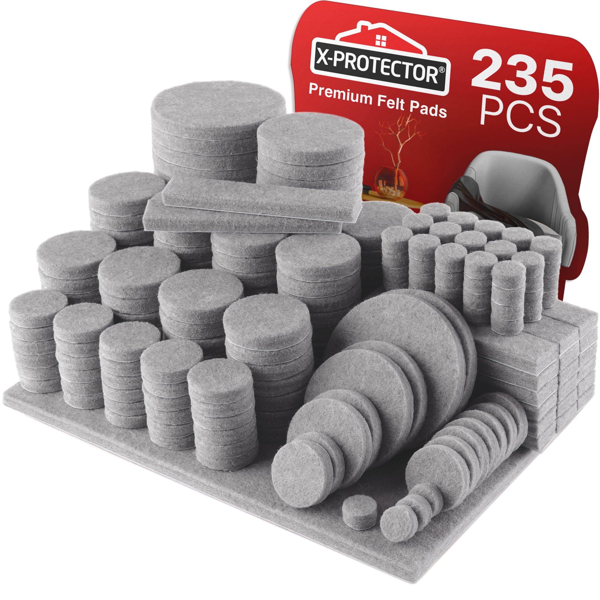 X-Protector Premium Felt Furniture Pads | Order with Confidence!