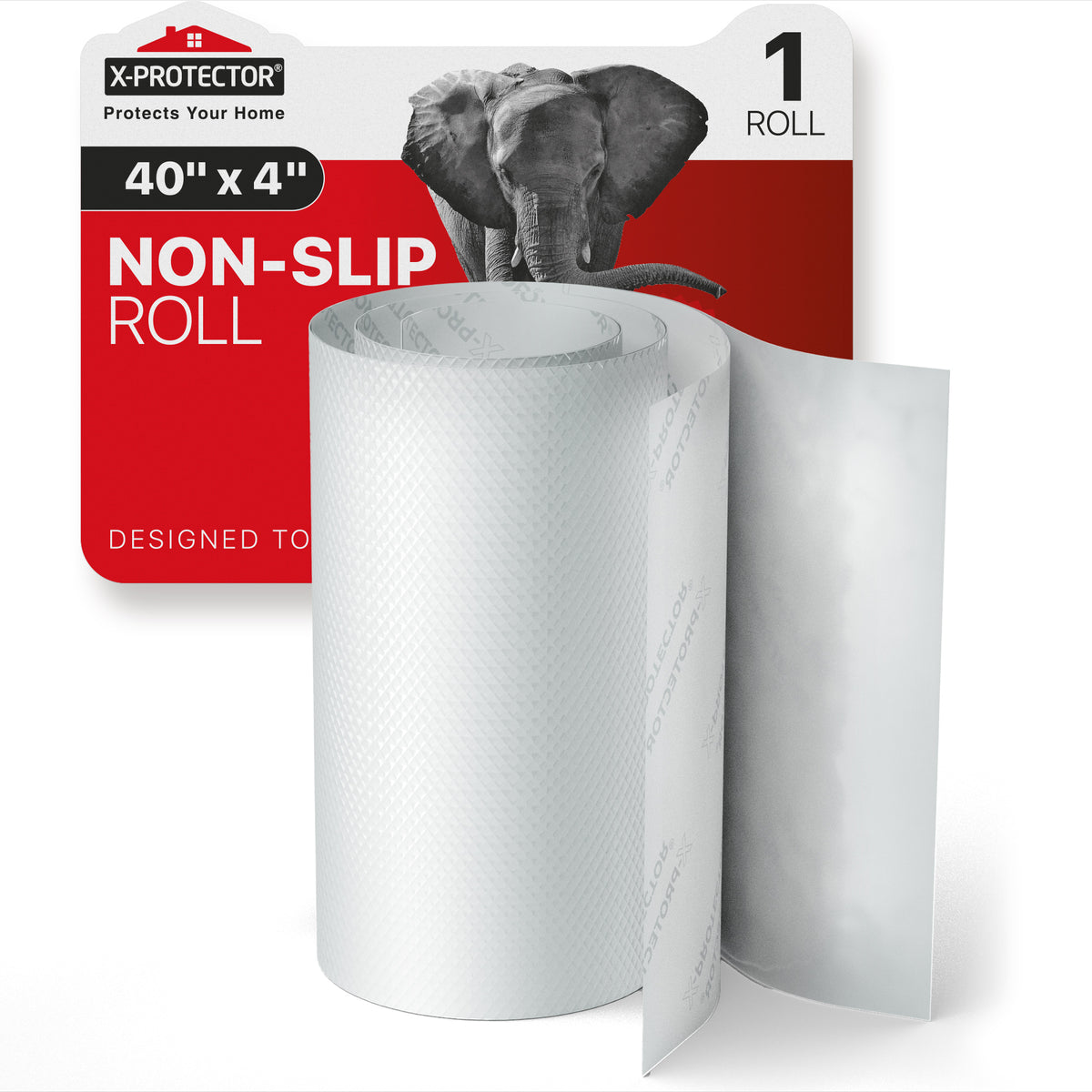 Premium White Non-Slip Roll Pad 40 x 4 for Furniture and Appliances — X ...