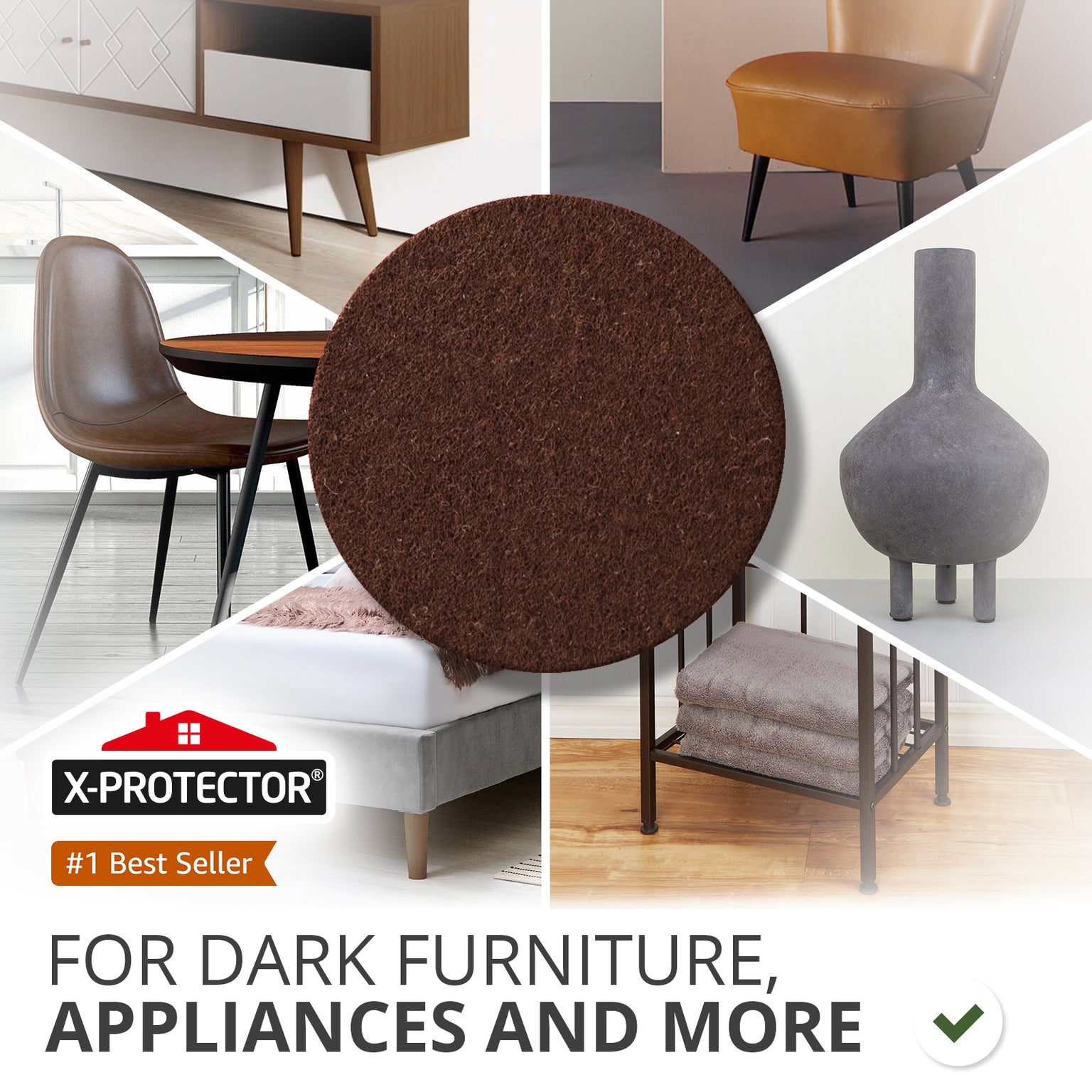 X-Protector Premium Felt Furniture Pads | Order with Confidence!