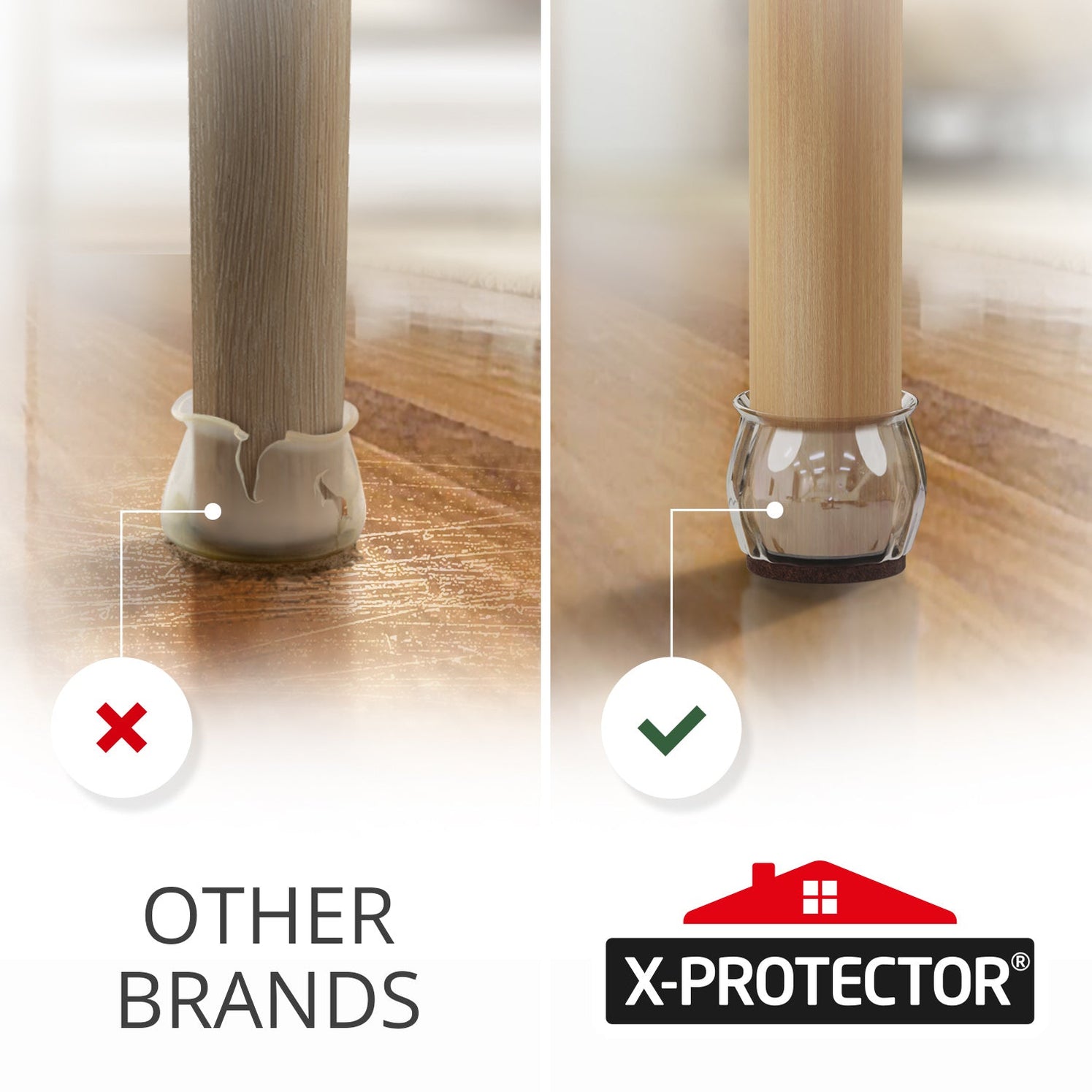 Buy Furniture & Chair Leg Floor Protectors - Check Out Now! — X-Protector
