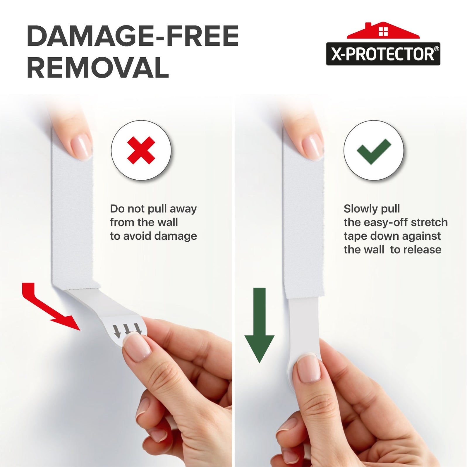 28 Pairs X-Protector Damage Free Self Adhesive Picture Hanging Strips