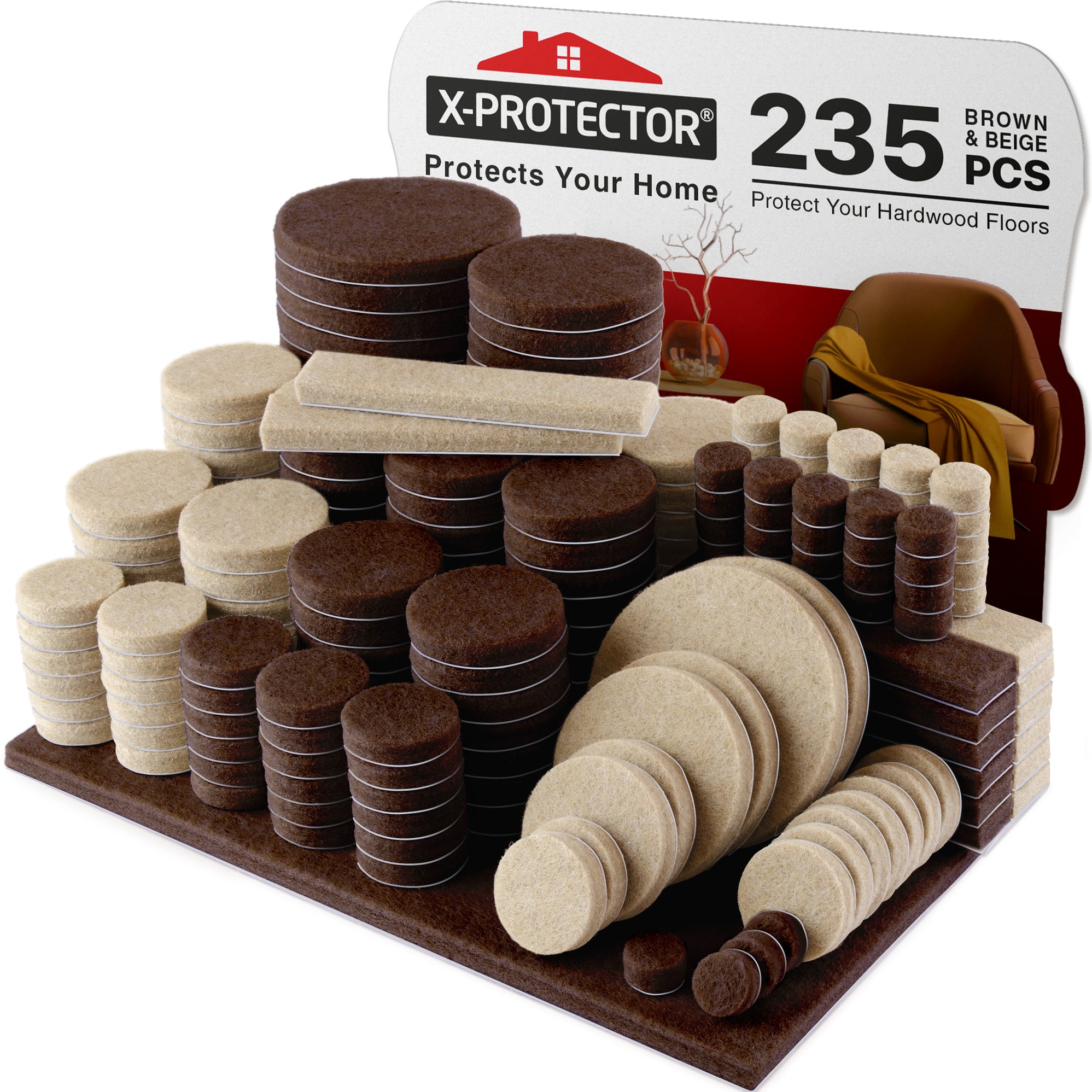 Check Out Premium X-Protector Felt Furniture Pads Online