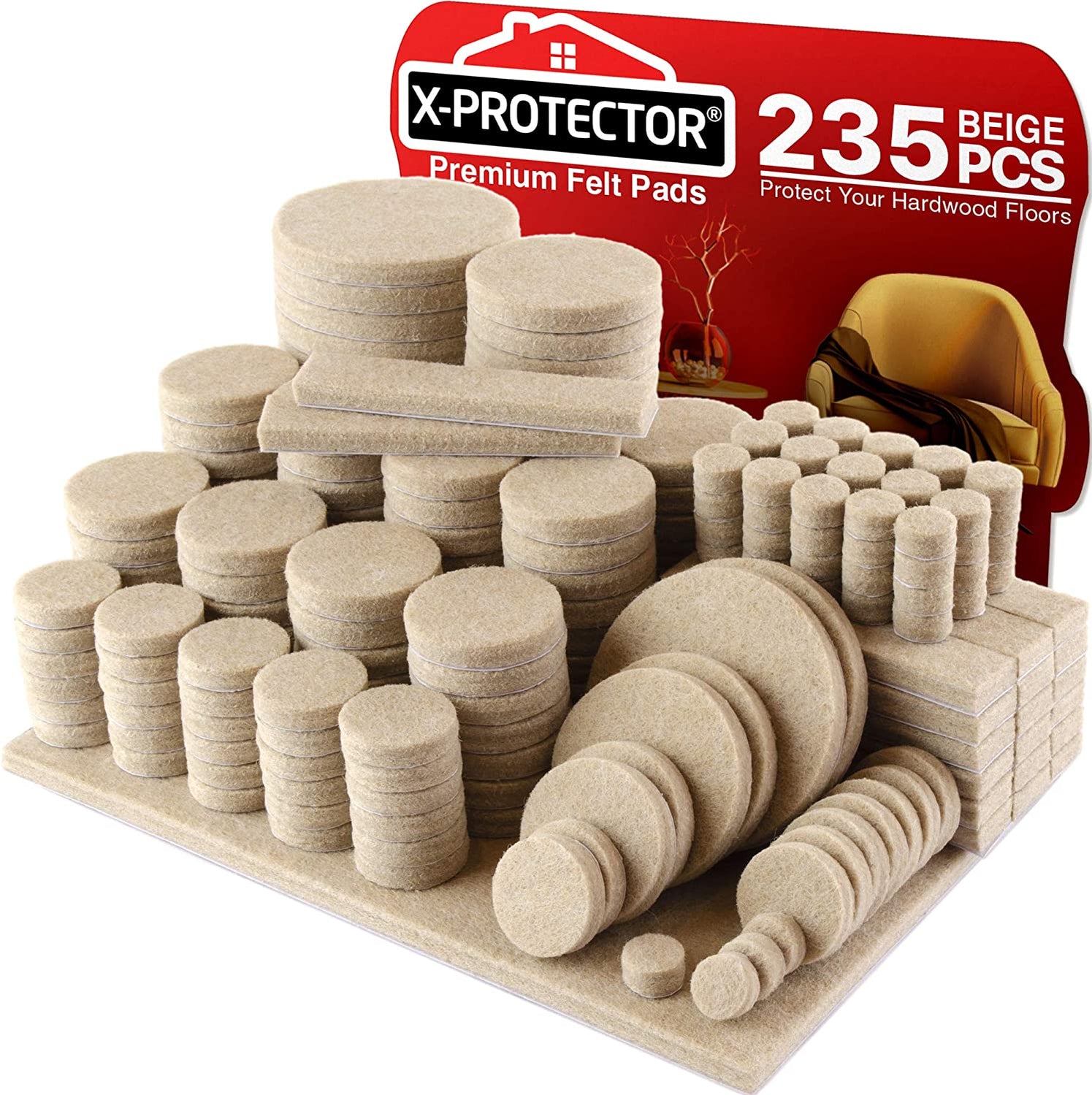 X-Protector Premium Felt Furniture Pads | Order with Confidence!